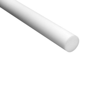 Teflon Rundstab weiß, Rundstab, PTFE 10mm x 100mm - Technische Materialien
